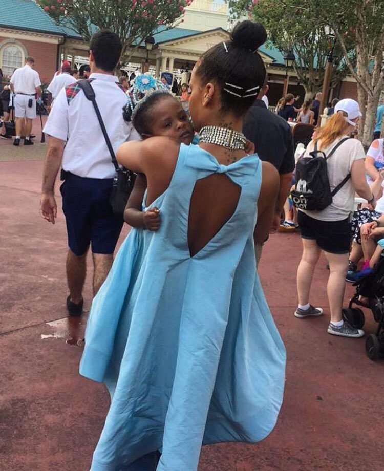 Rihanna & Majesty @ Disney World for Ha Daughter's Birthday | Lipstick ...