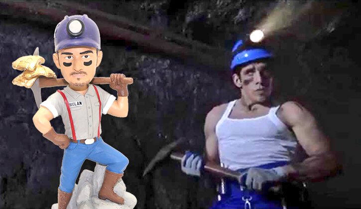 And yes, we know the nolan gold mine bobblehead looks just like derek ...