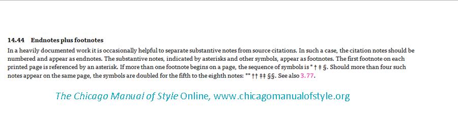 Footnote Marks