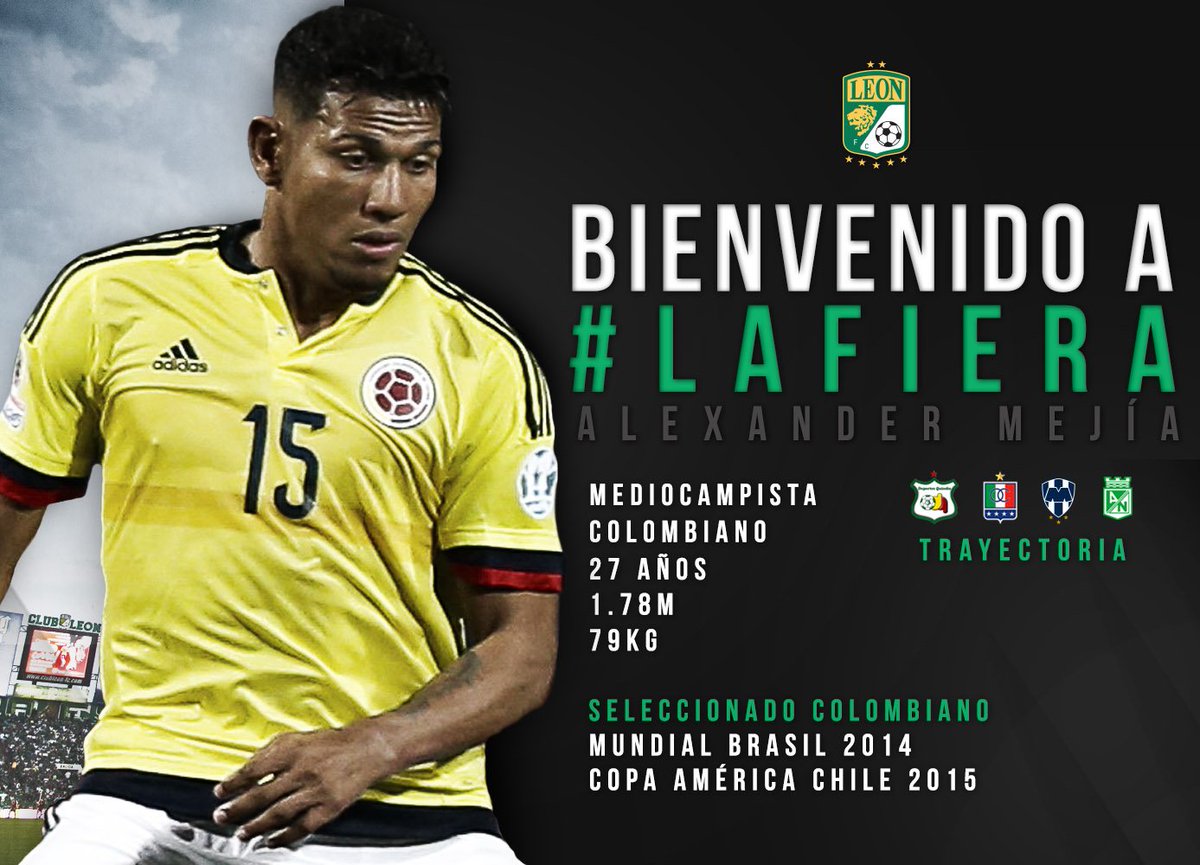 Ya conoces a nuestro nuevo jugador? Aquí te compartimos la ficha...