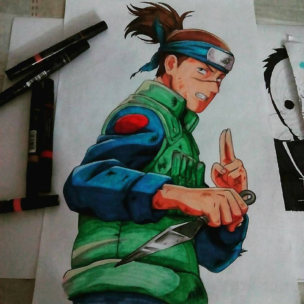 Iruka Sensei Drawing
