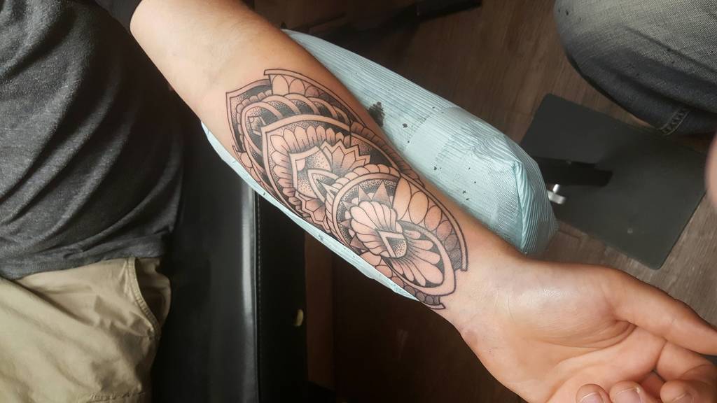 Bionic Forearm Tattoos