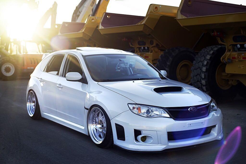 Stanced Subaru Impreza Sedan