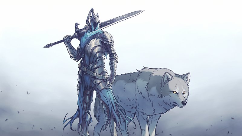 Artorias And Sif Wallpaper