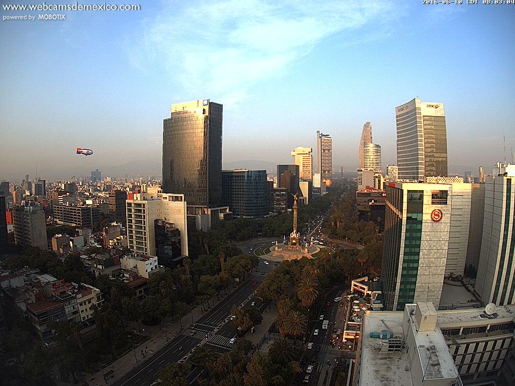 Así luce paseo de la reforma, ciudad de méxico #cdmx en este momento ...