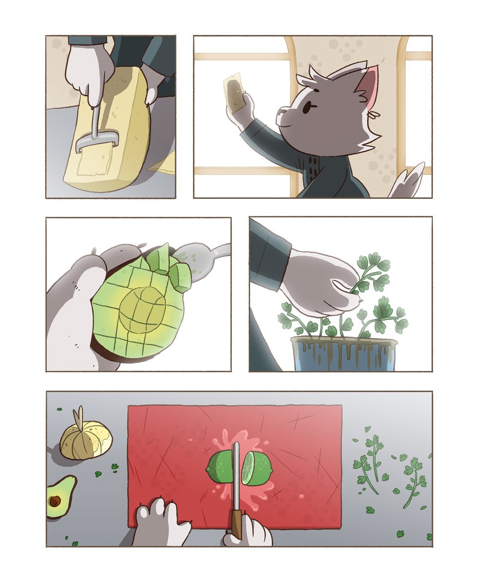 「I made a comic about grilled cheese and loss. 」kasey wllms (lookin for ...