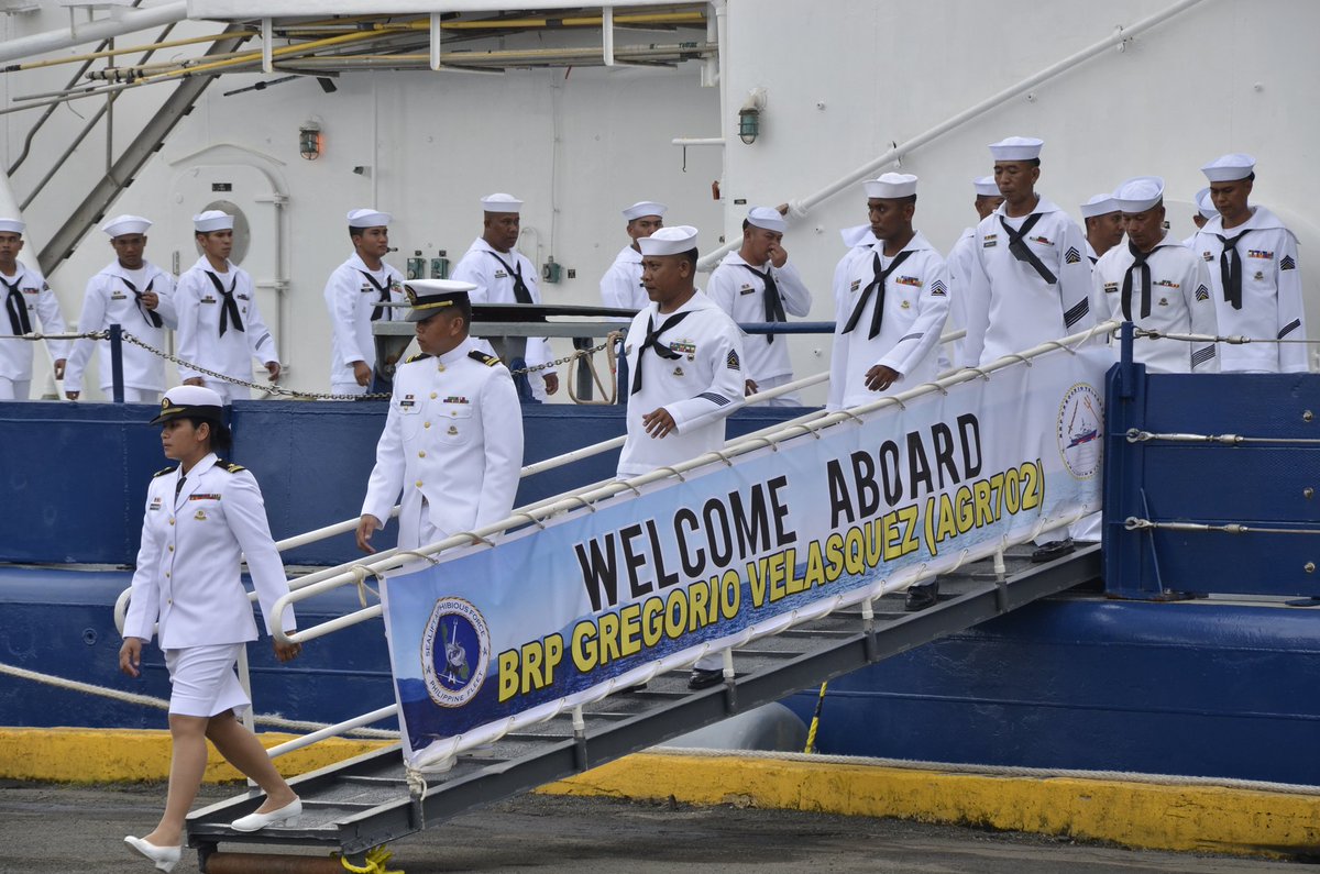 The BRP Gregorio Velasquez, its 30-man crew led by Cmdr Edwin Nera ...