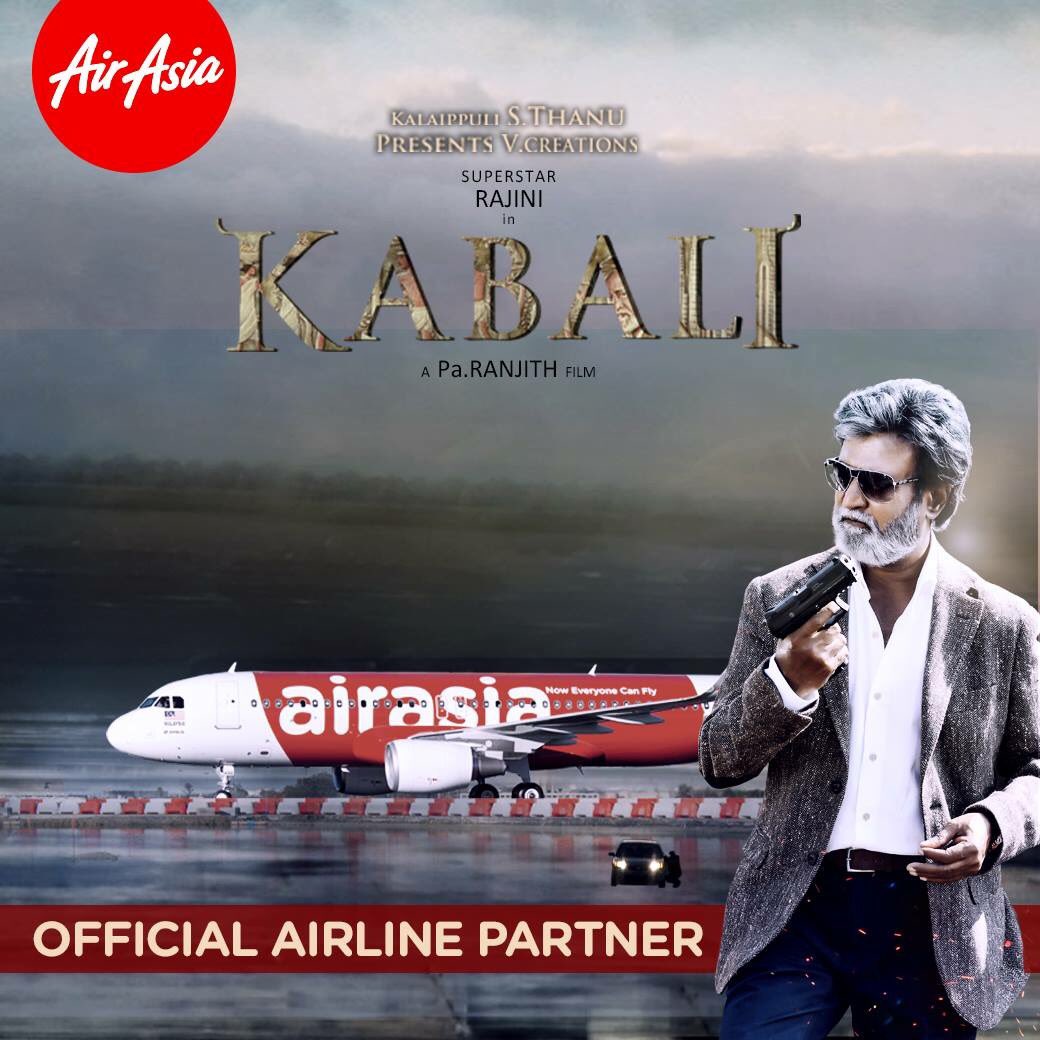 We are proud to be the official airline partner for Kabali starring the ...