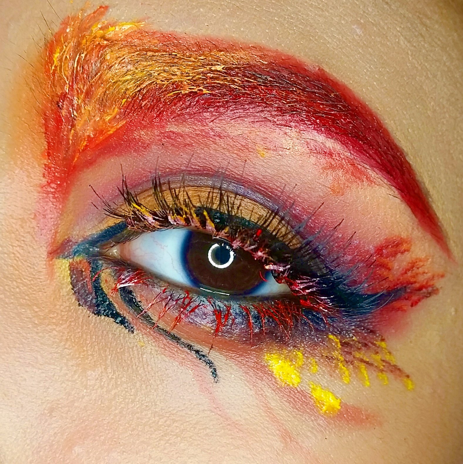 Fire Inspired Makeup