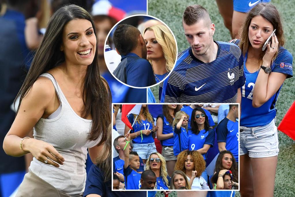 Euro2016 Wags on show for France as Les Bleus come from a goal behind ...
