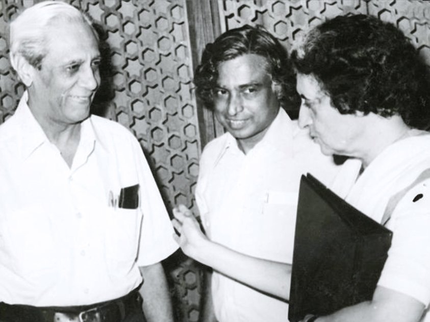 Former president apj abdul kalam, prof. satish dhawan, chairman, isro ...
