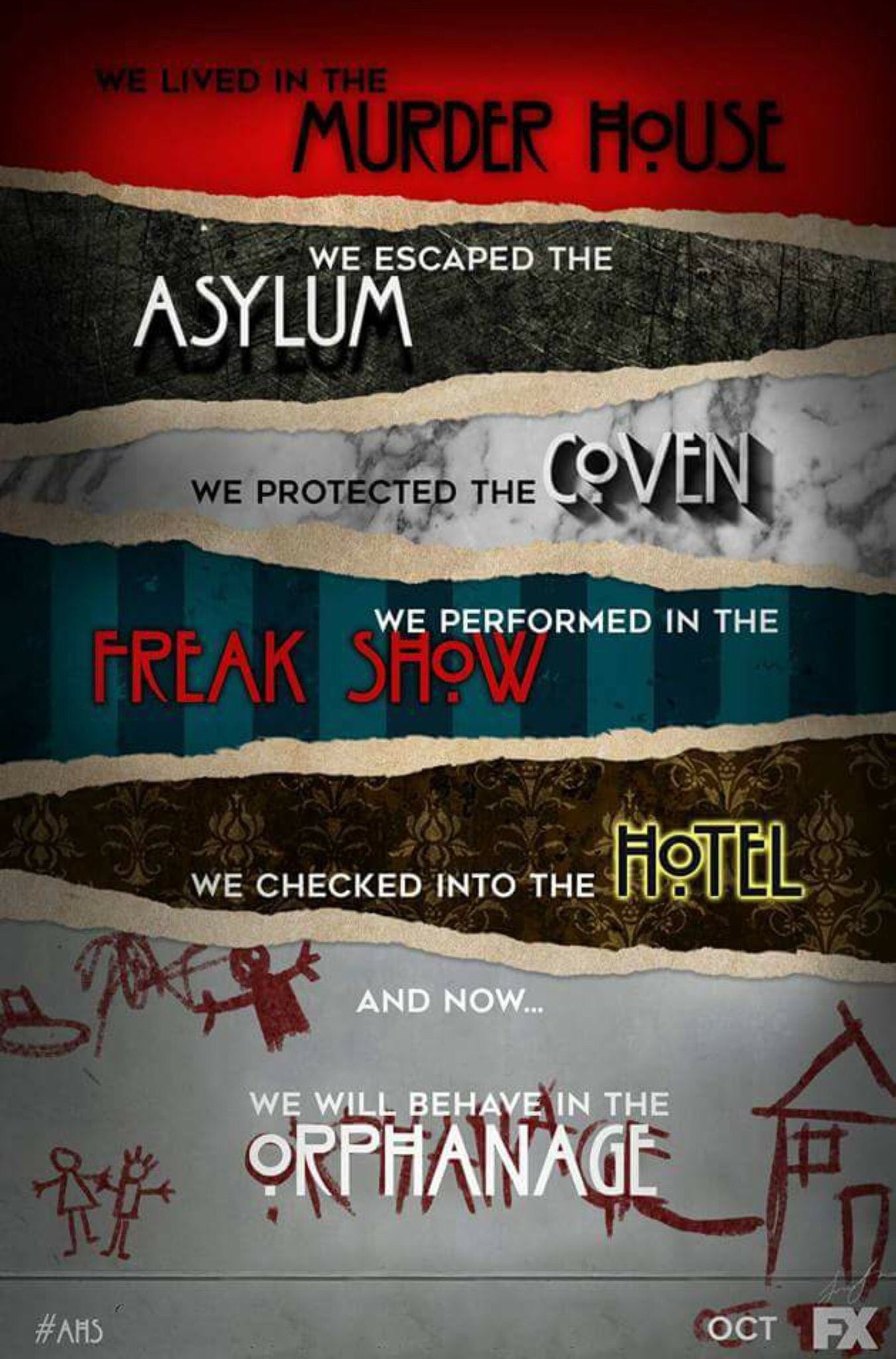 American Horror Story Asylum Promotional Poster