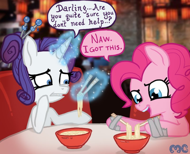 Rarity Ate Pinkie
