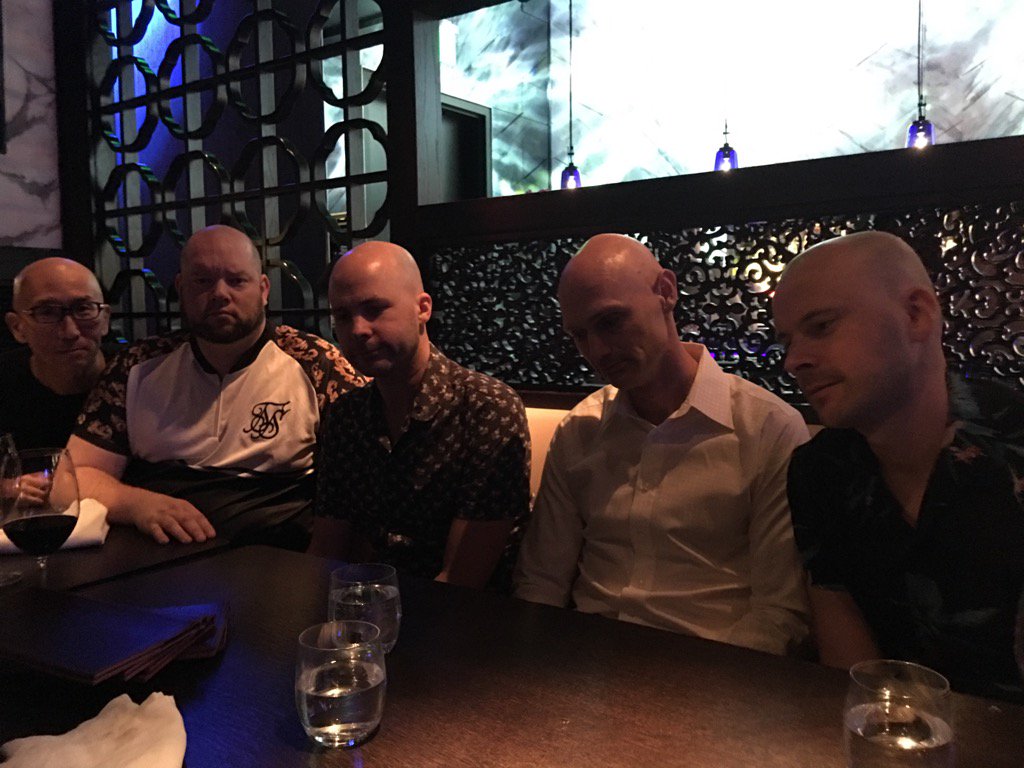 Sombre mood at the annual Bald Man's convention in Las Vegas ...