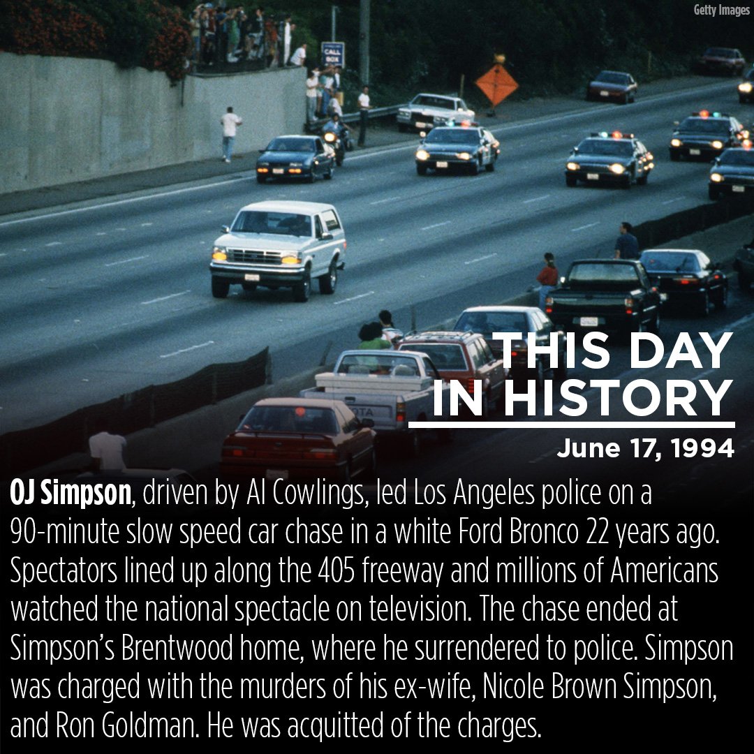 Oj Simpson Car Chase Route