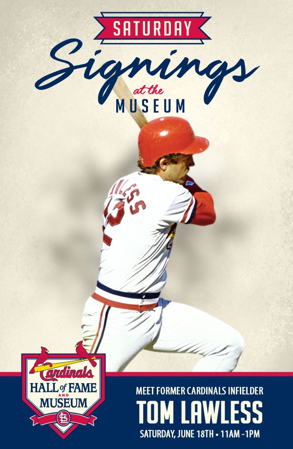 Meet Cardinal alum Tom Lawless and get his autograph at the # ...