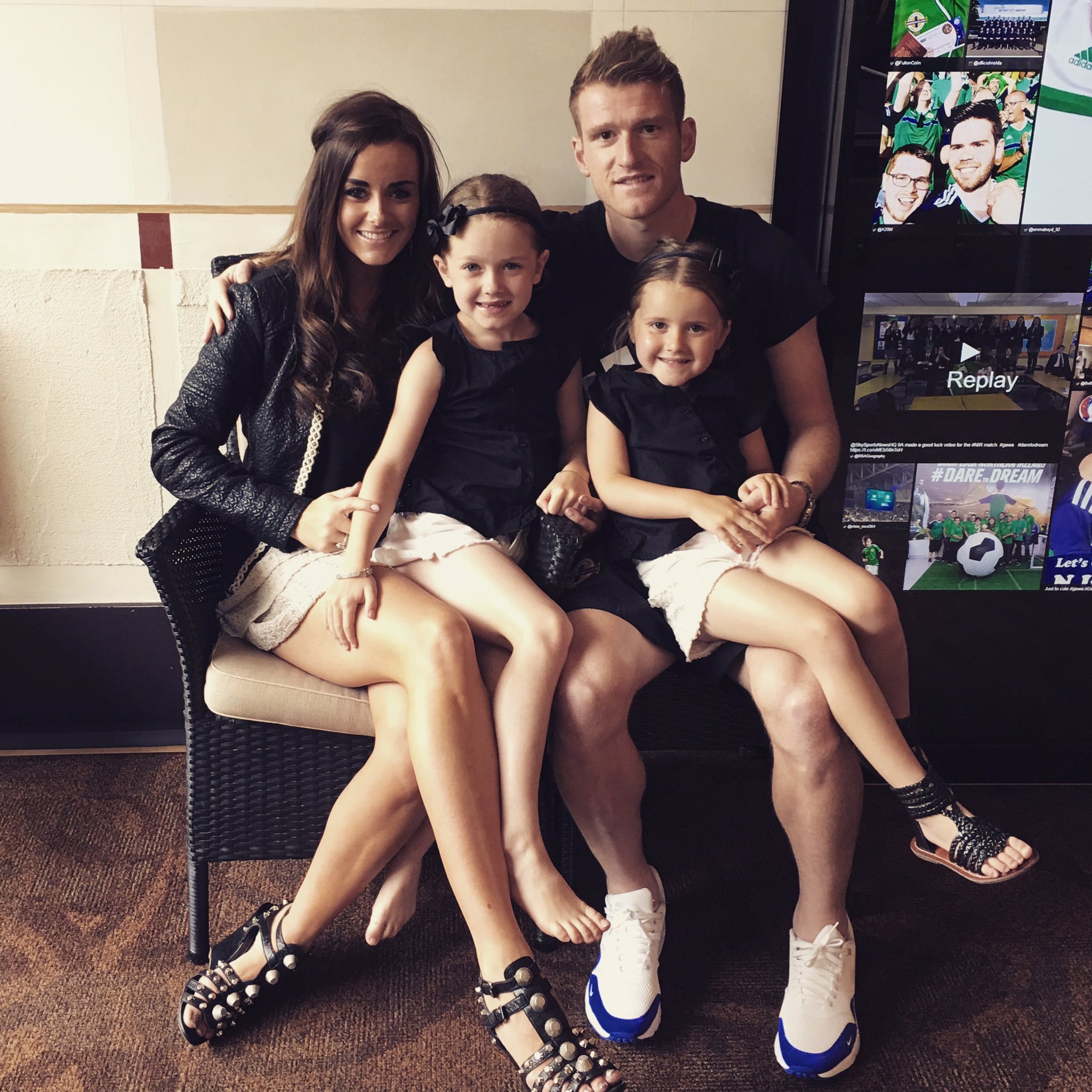 Quarterback Steve Davis Was Married