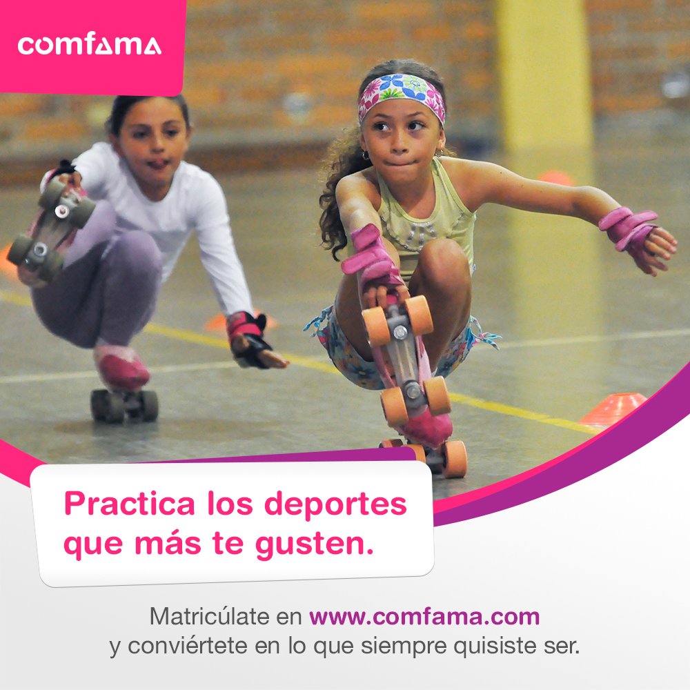 Comfama on Twitter: "Matricúlate en los cursos deportivos y conviértete en lo que siempre ...