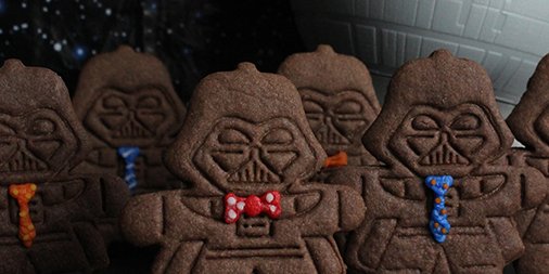 Make the dark side delicious with justjenn's Darth Vader cookies ...
