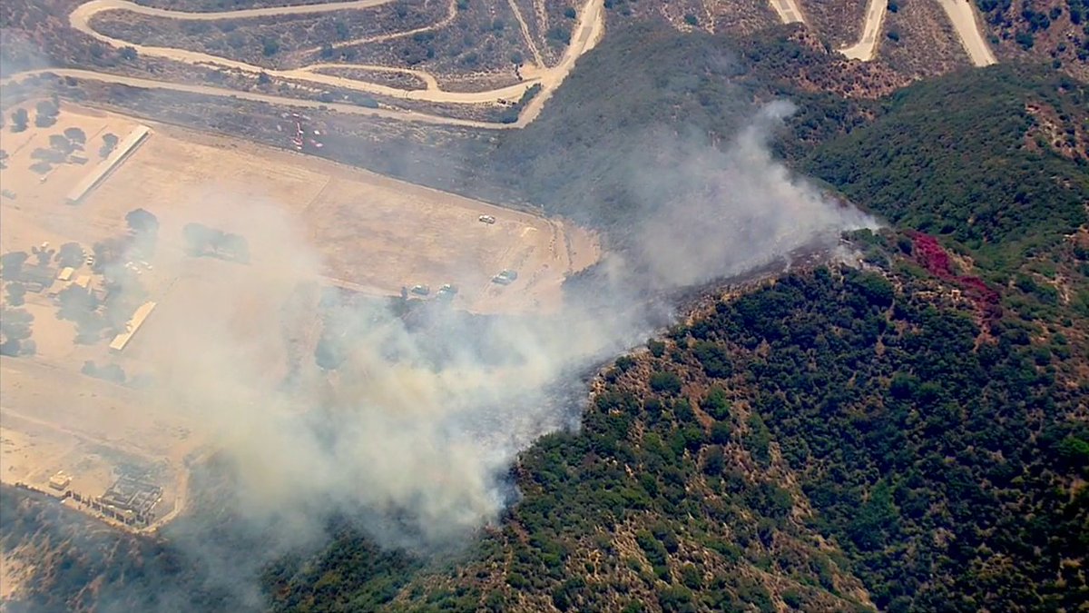 BREAKINGNEWS Firefighters battling brush fire in 22100 block of East ...