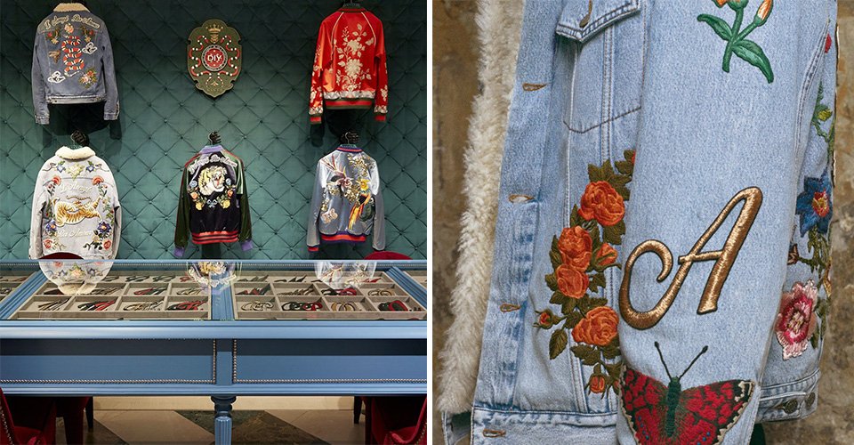 .GUCCI launches the incredible GucciDIY jacket customization service in ...