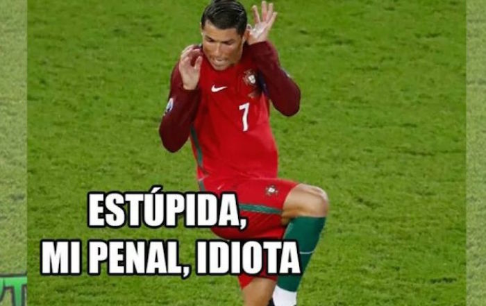 Cristiano Ronaldo falla penal y su divertida pose es blanco de los ...