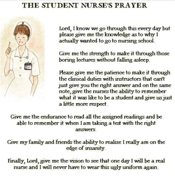 Nursing Student Prayer
