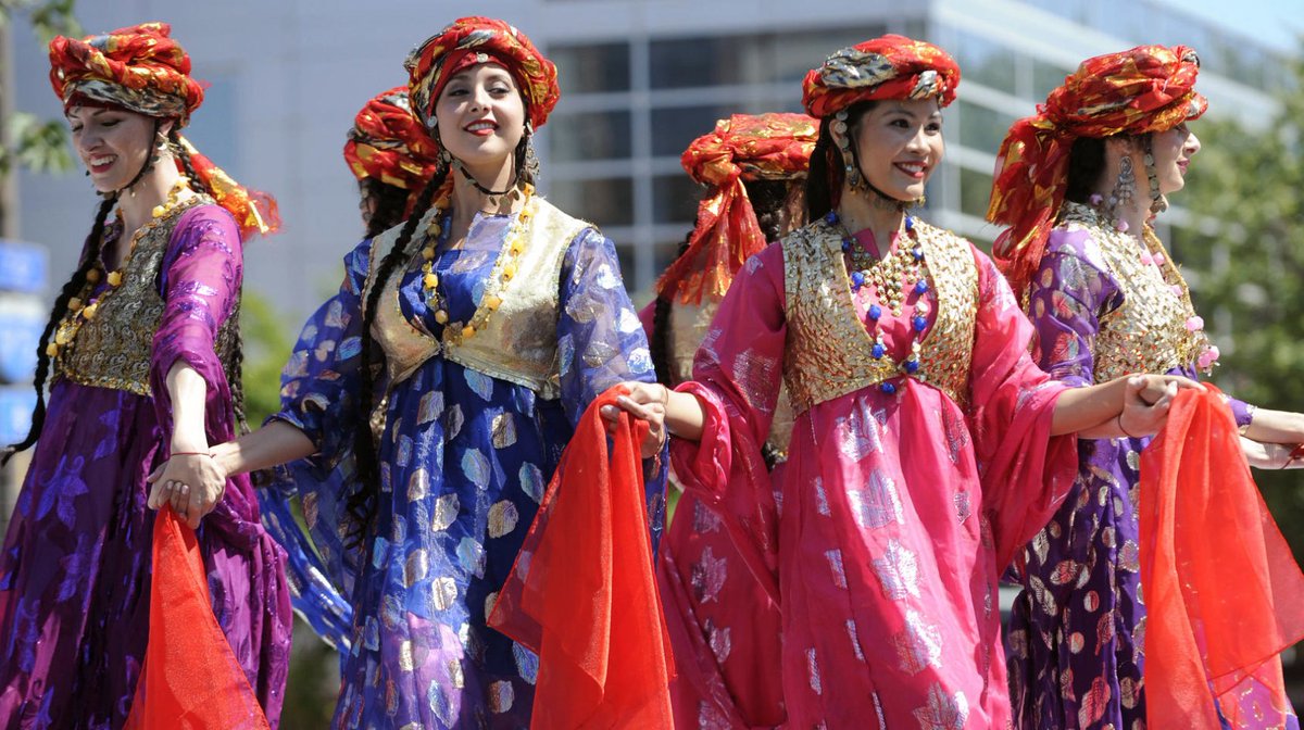 Kurdish dancers at Baltimore's World Refugee Day festival Saturday ...