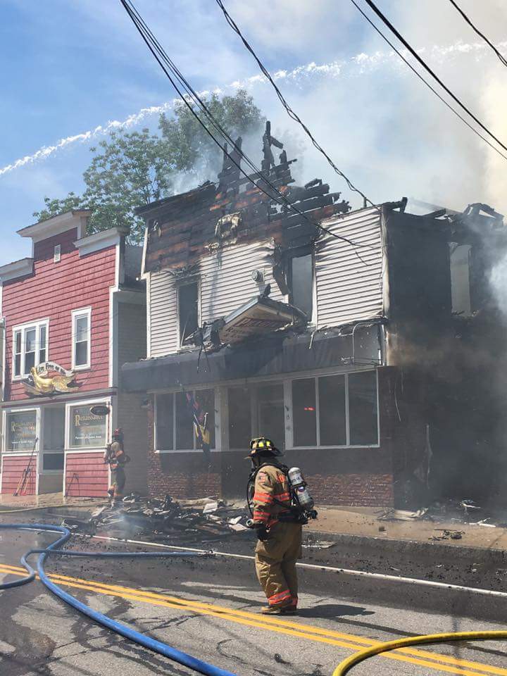 This photo from today's six alarm fire in Rochester shows how damaging ...