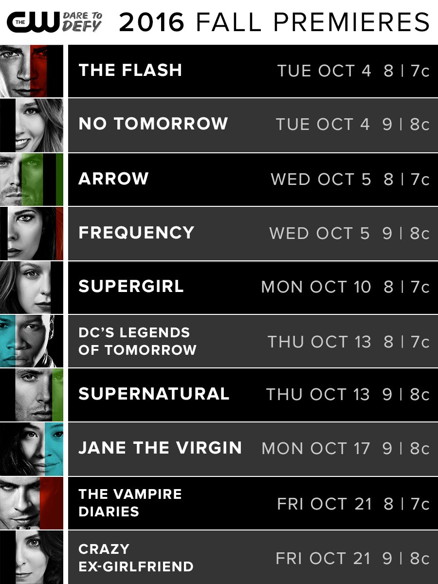 The CW Announces Fall Premiere Dates for Supernatural, The Vampire ...