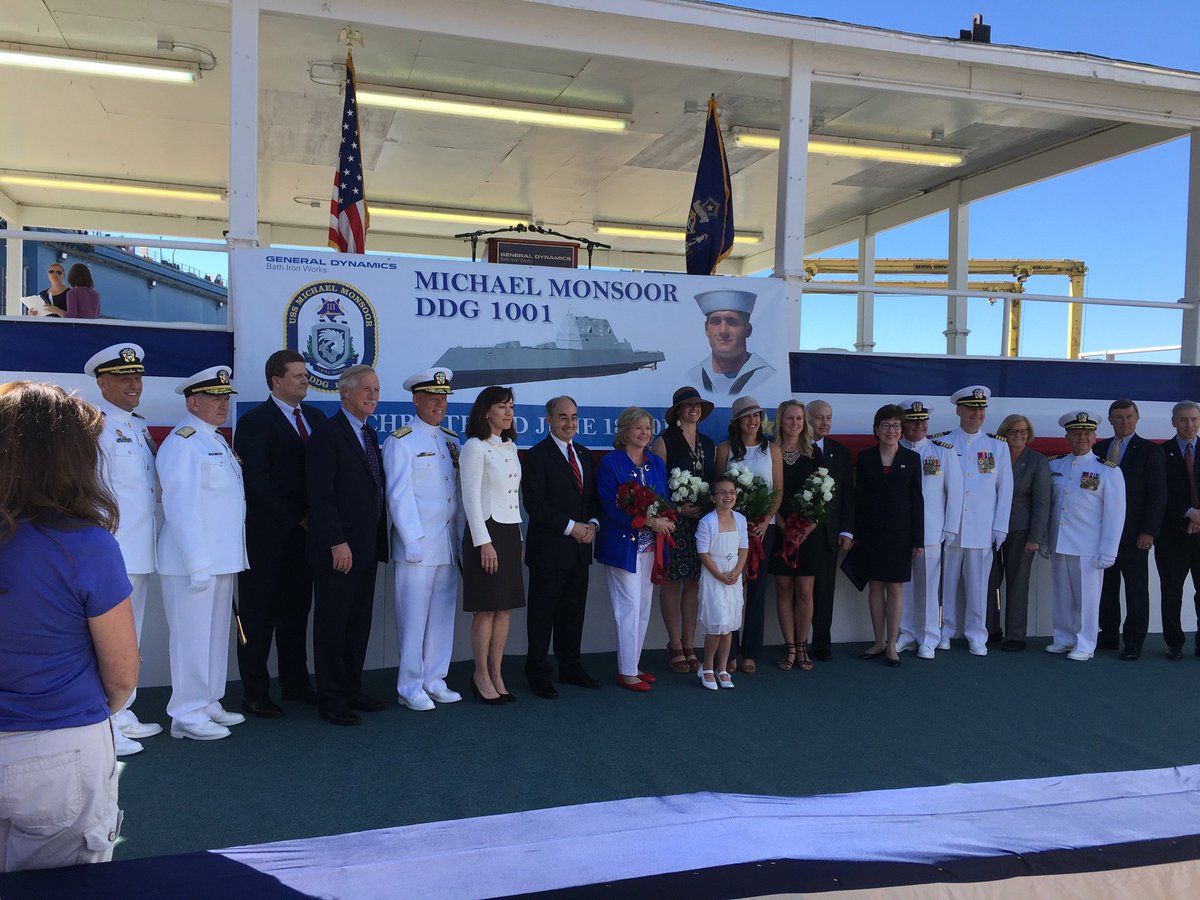 Honored to take part in USS Michael Monsoor christening Saturday ...