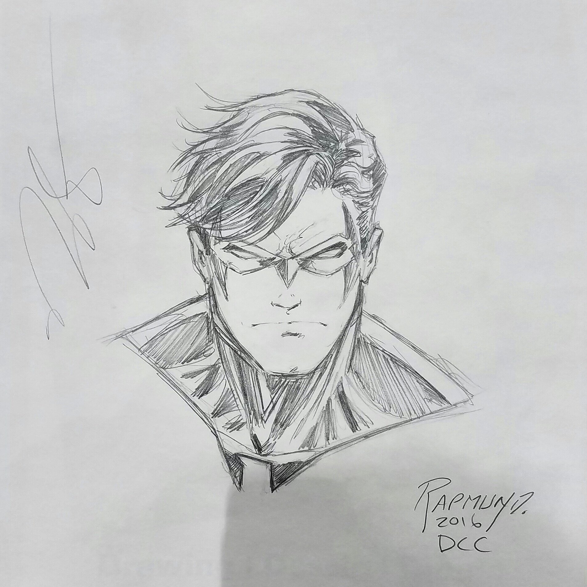 Easy Nightwing Drawings In Pencil Drawing Nightwing Tutorial | How To
