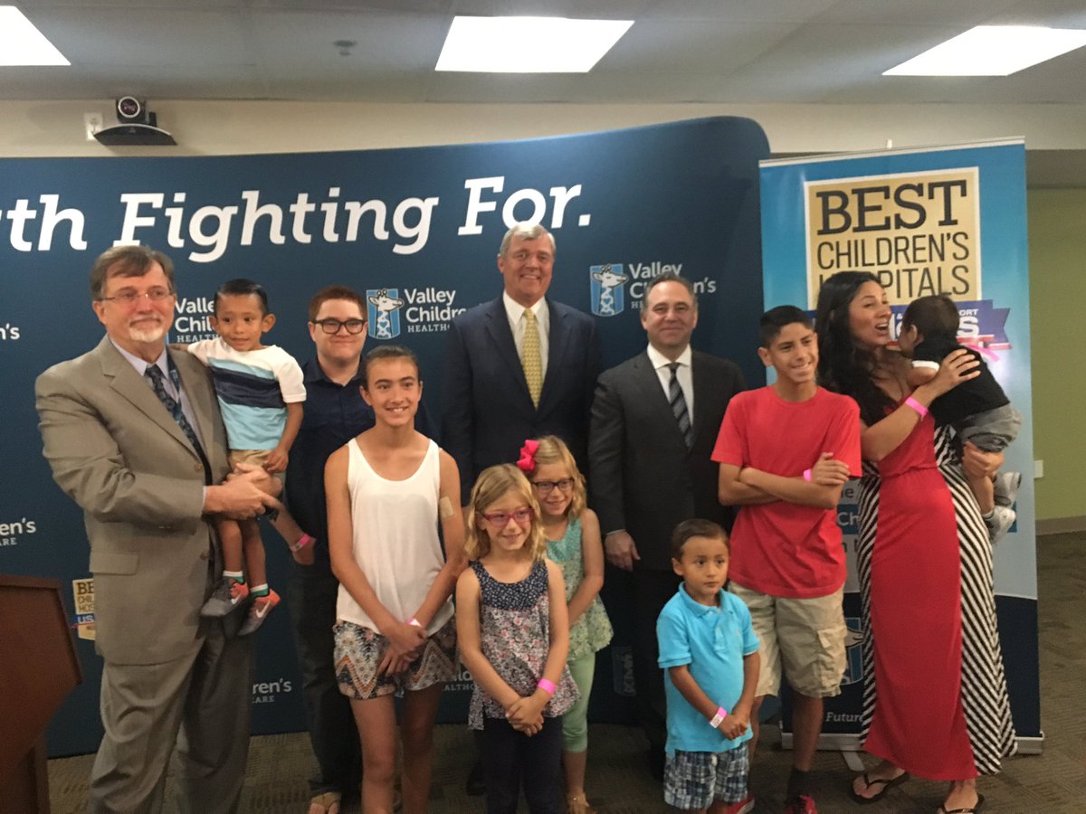 Dr. Pietz, Board Chair Bill Smittcamp and CEO Todd Suntrapak with some ...