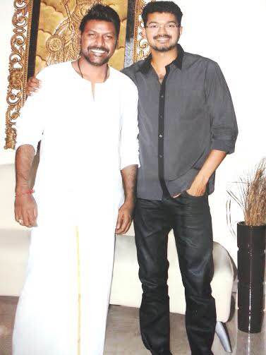 Raghava Lawrence With Vijay