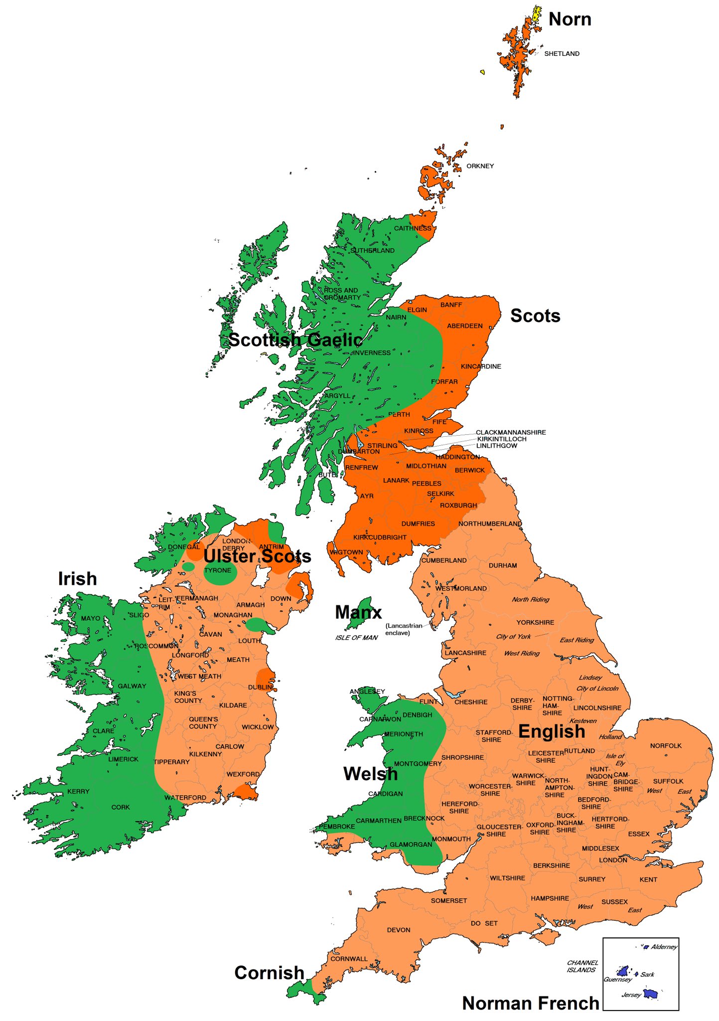 British Isles Map