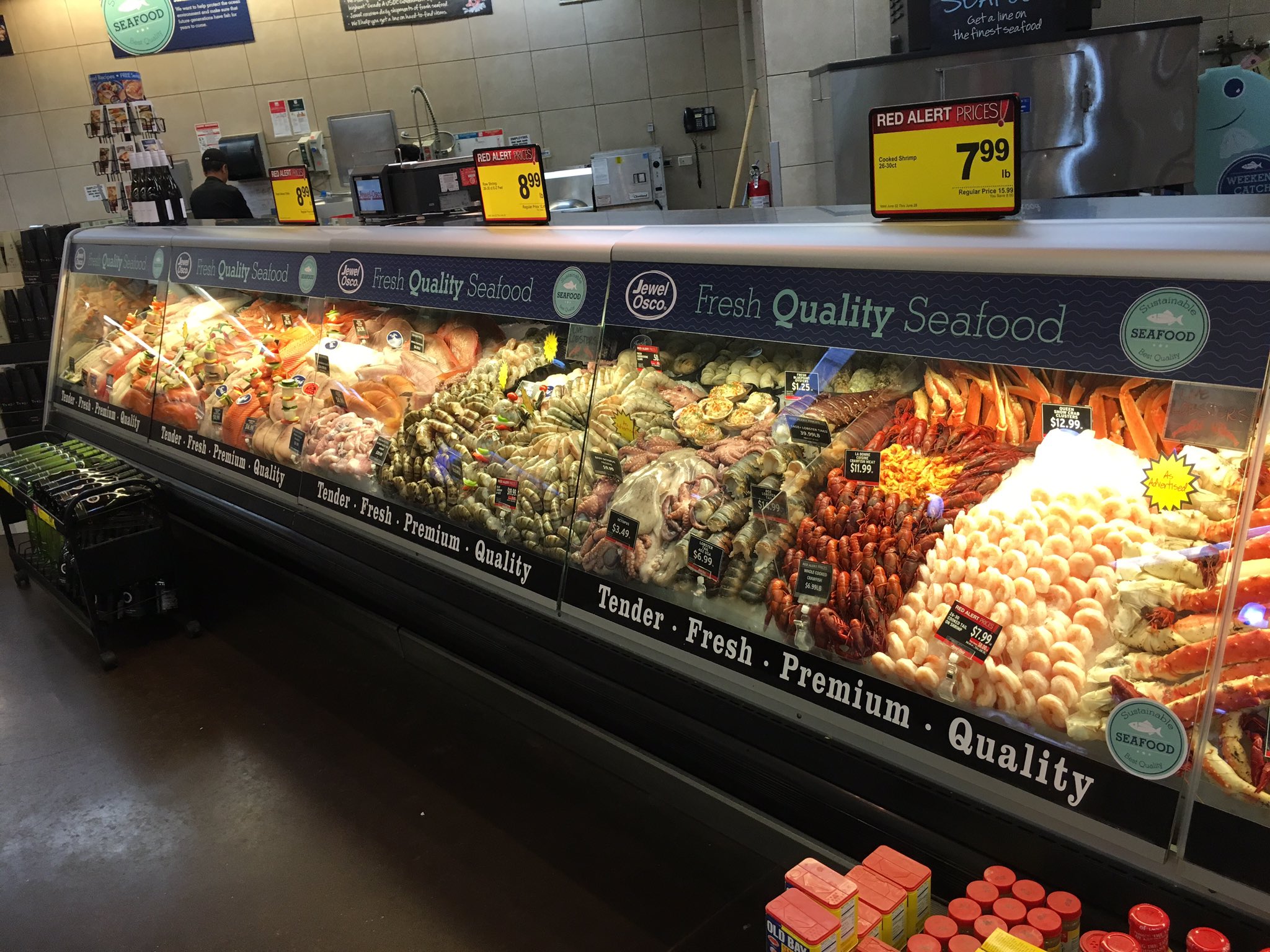 Safeway Seafood Displays