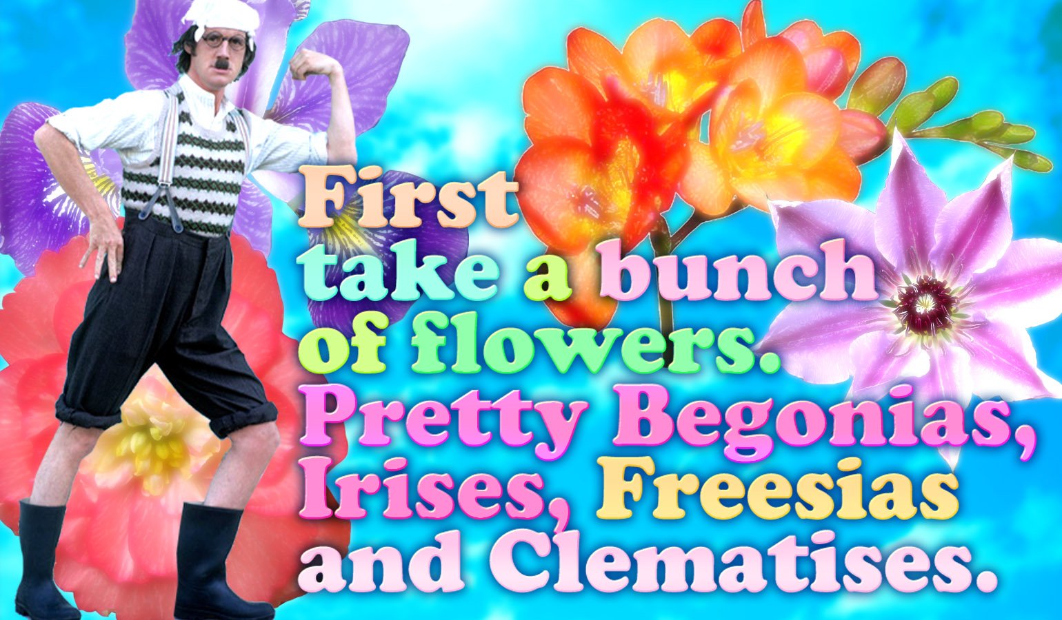 Monty Python Art Flower