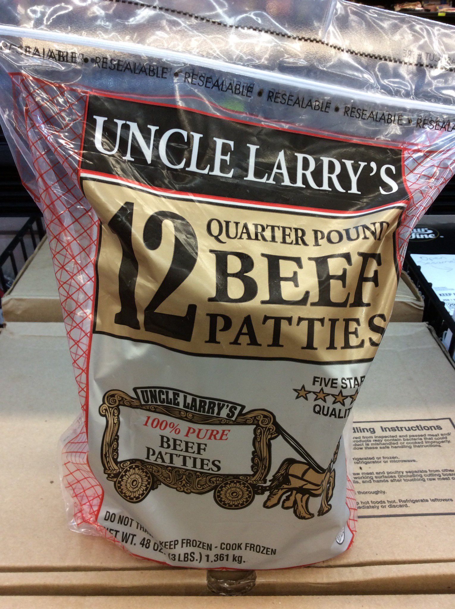 Uncle Larry's Beef Patties at Leah Coote blog