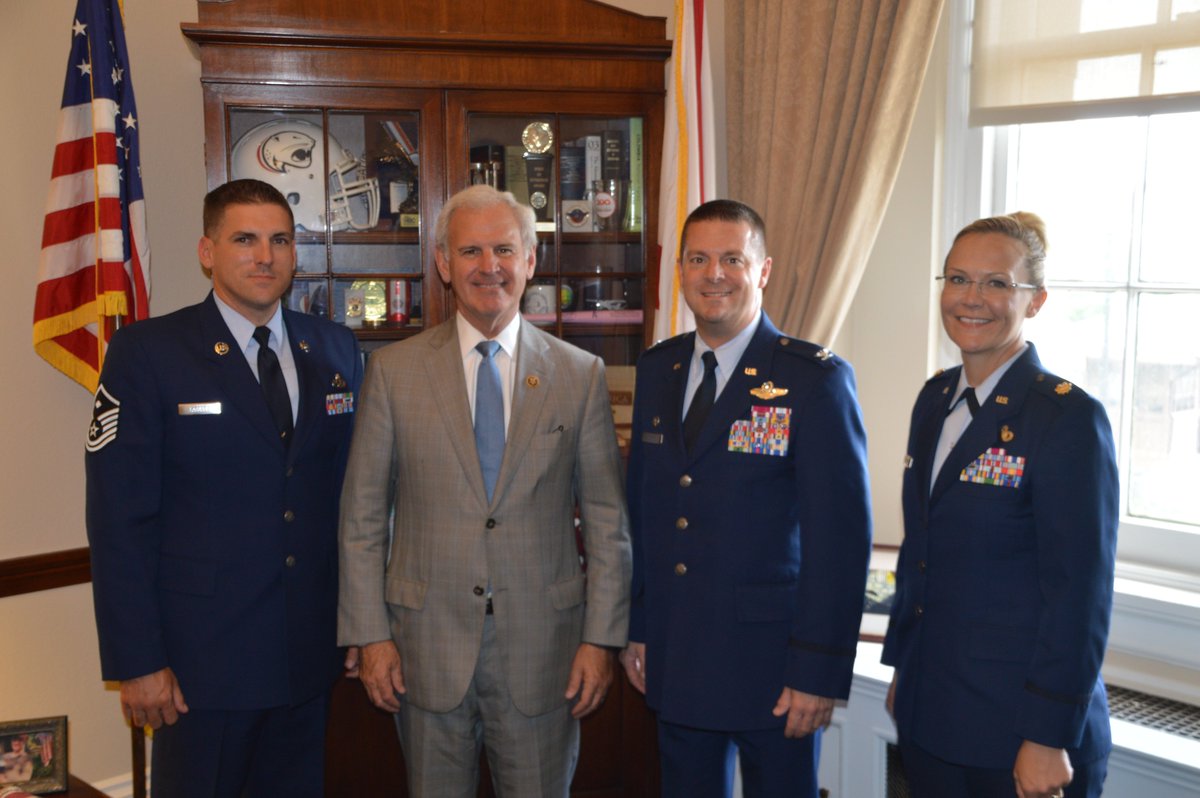 I enjoyed meeting with Colonel Frank Amodeo and his team from Keesler ...