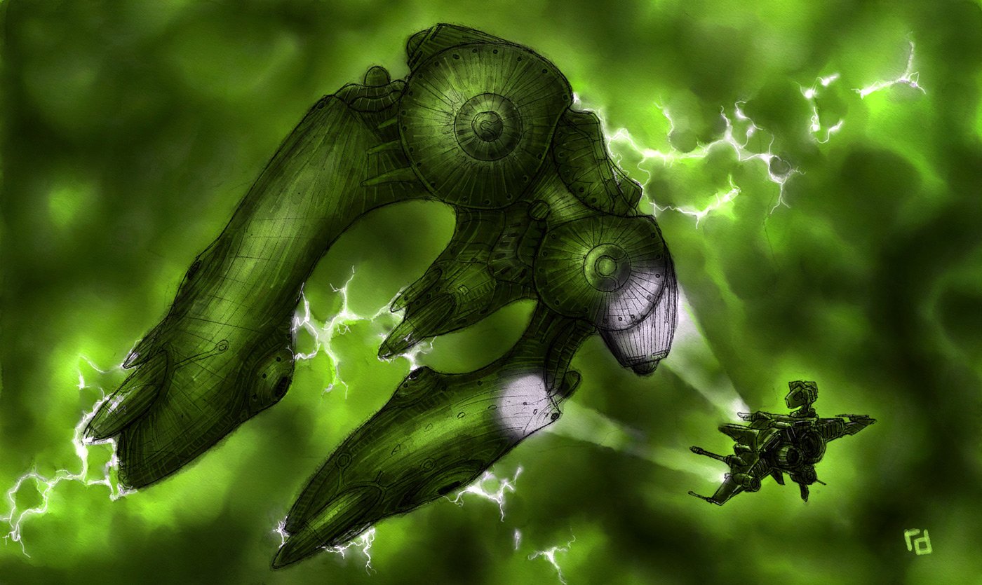 Prometheus Ship Concept Art