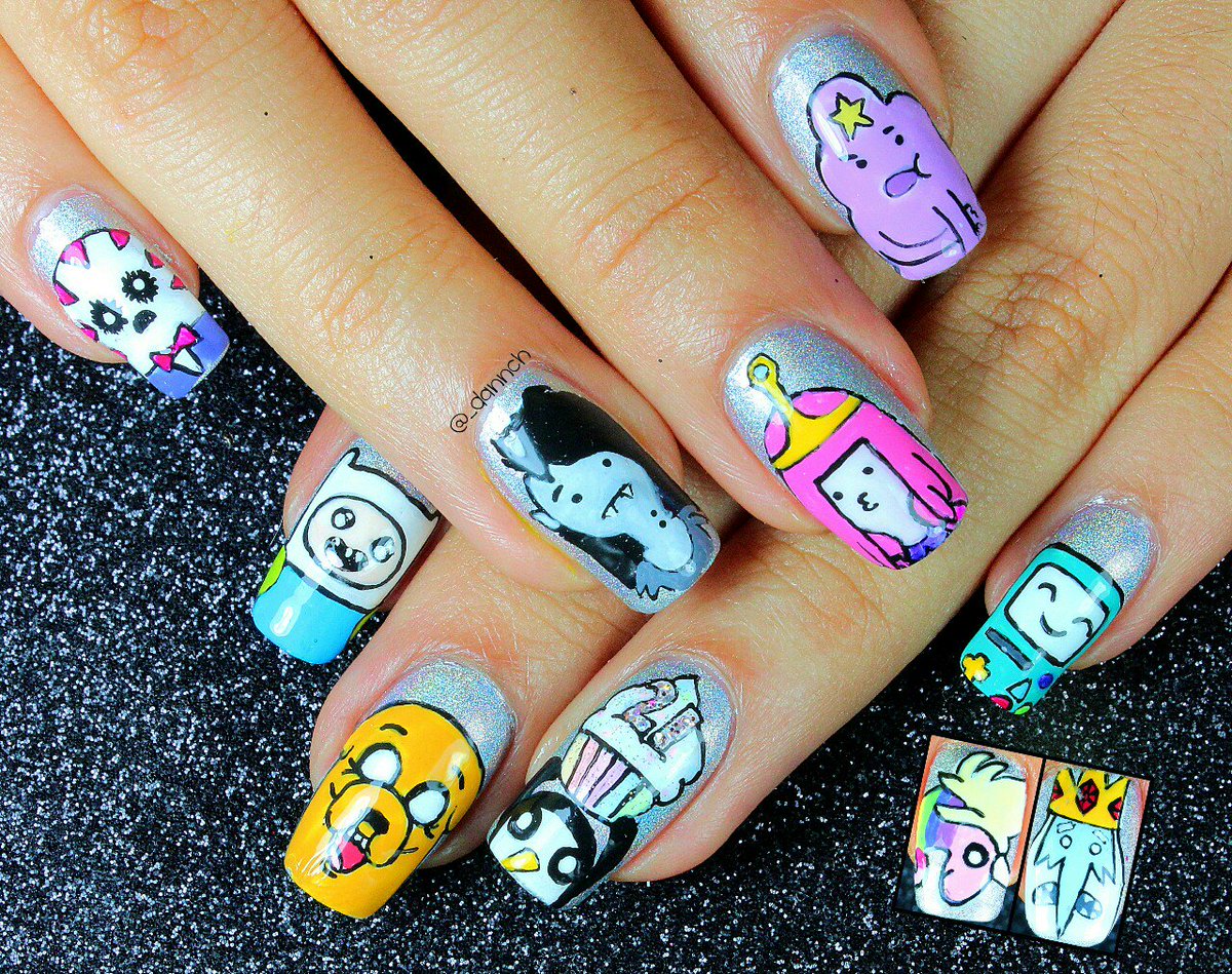 Adventure Time Nail Art