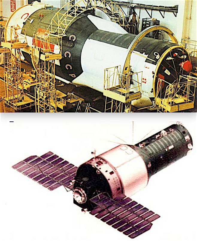 Soviet Space Stations - Salyut-2 military OPS-1 launched Apr. 4, 1973 ...