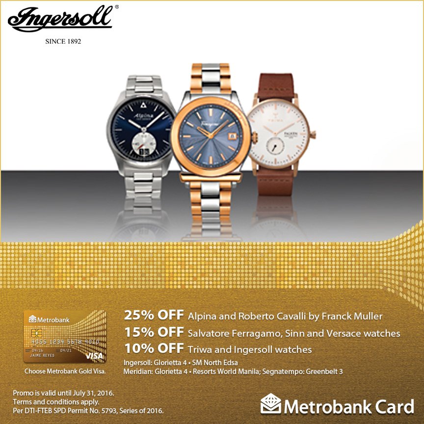 Metrobank Card On Twitter Enjoy Exclusive Discounts With Select Watch metrobank-card-on-twitter-enjoy-exclusive-discounts-with-select-watch