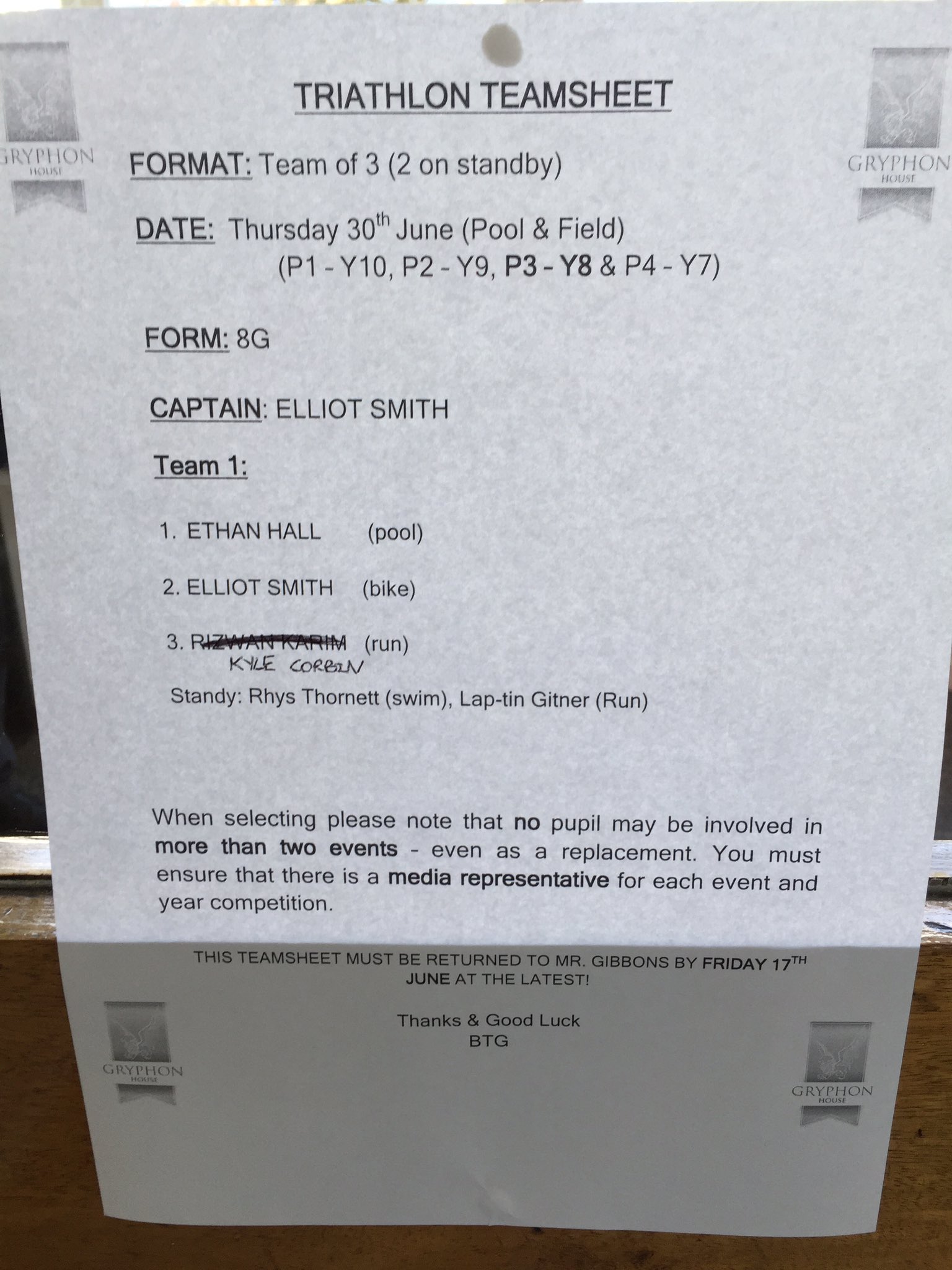 QMGS Gryphon House (@Gryphon2023) / Twitter