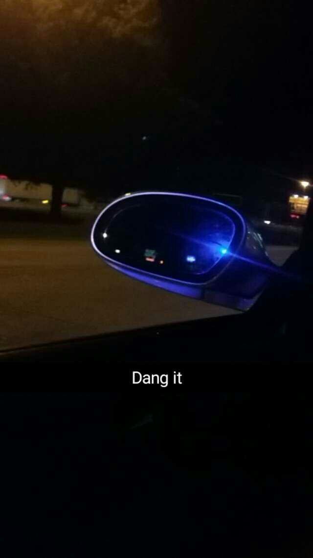Getting Pulled Over At Night By Cops
