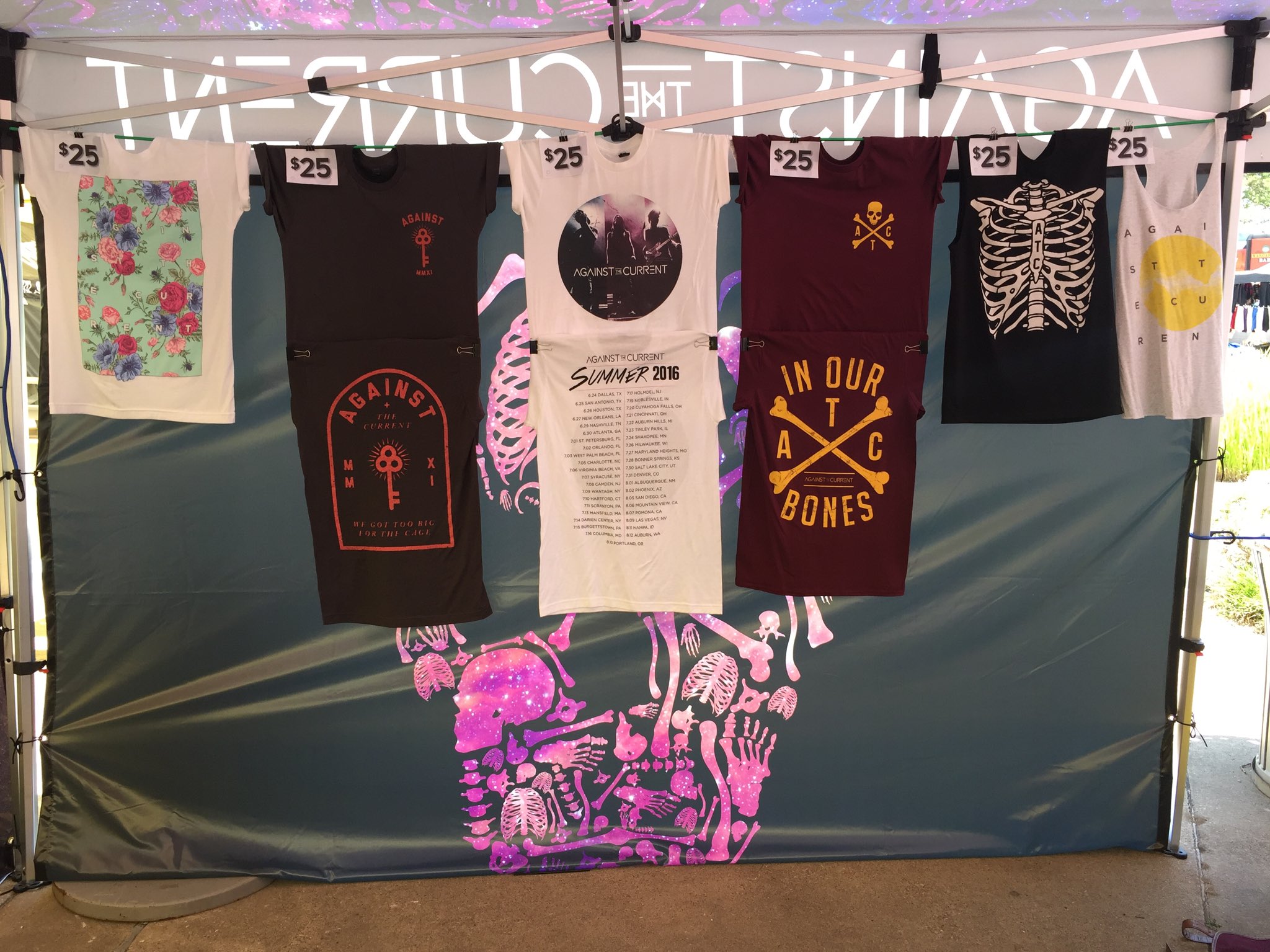 Against The Current Merch