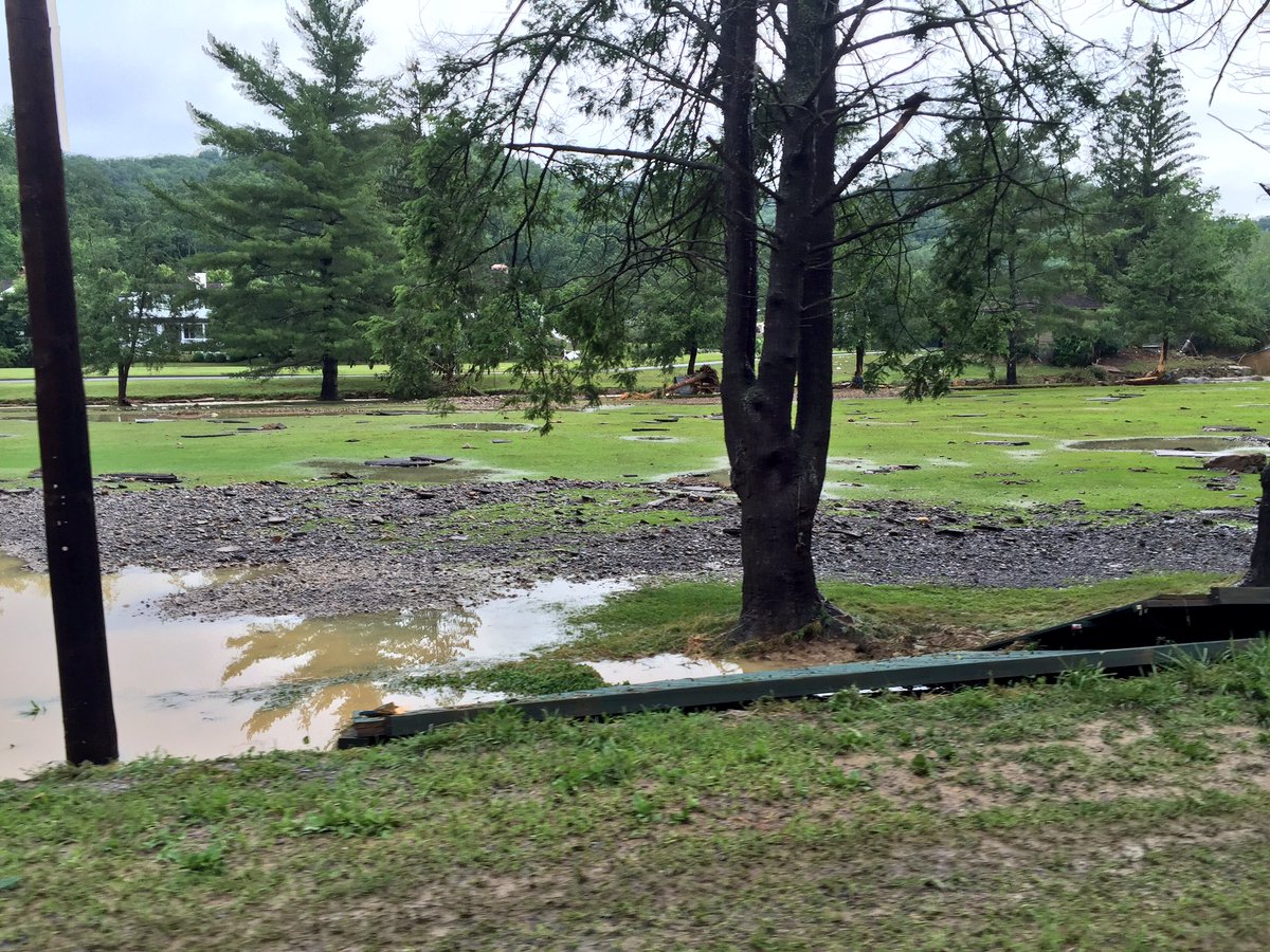 The fairways at The_Greenbrier golf course are a mess after the ...