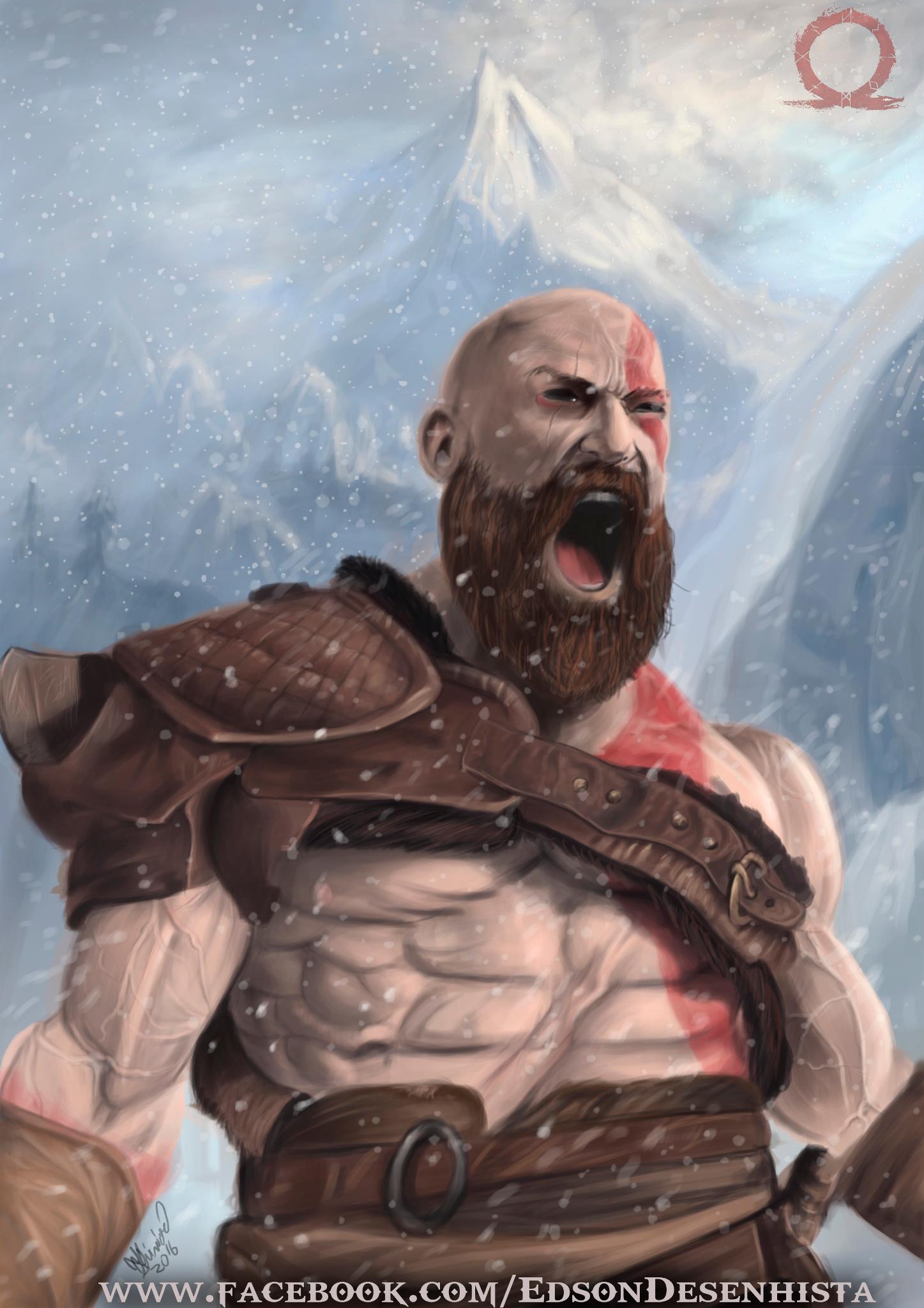 God Of War Kratos Drawing