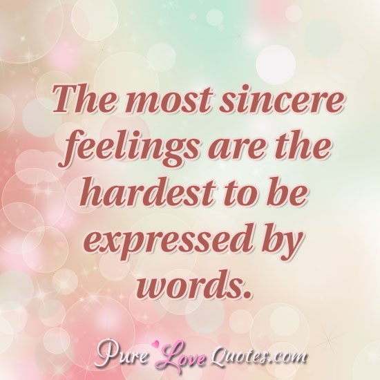 Sincerity Love Quotes