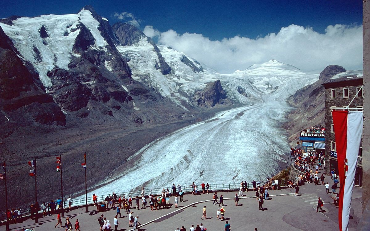 : Pasterze glacier in Austria: 1960, 1970, 2006, 2013 @BarryFawbear